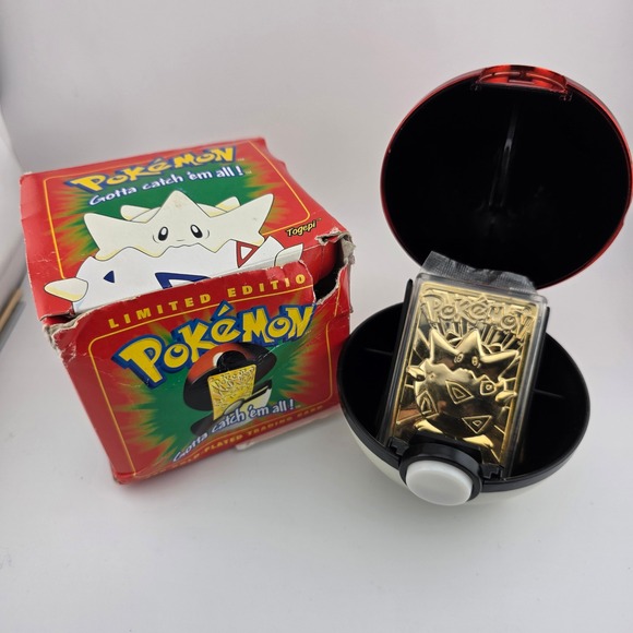 Pokemon | Toys | Pokemon Togepi Limited Edition 23k Gold Plated Trading ...